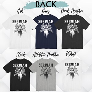 Serviam Front and Back T-shirt | I Will Serve | St Michael the ...