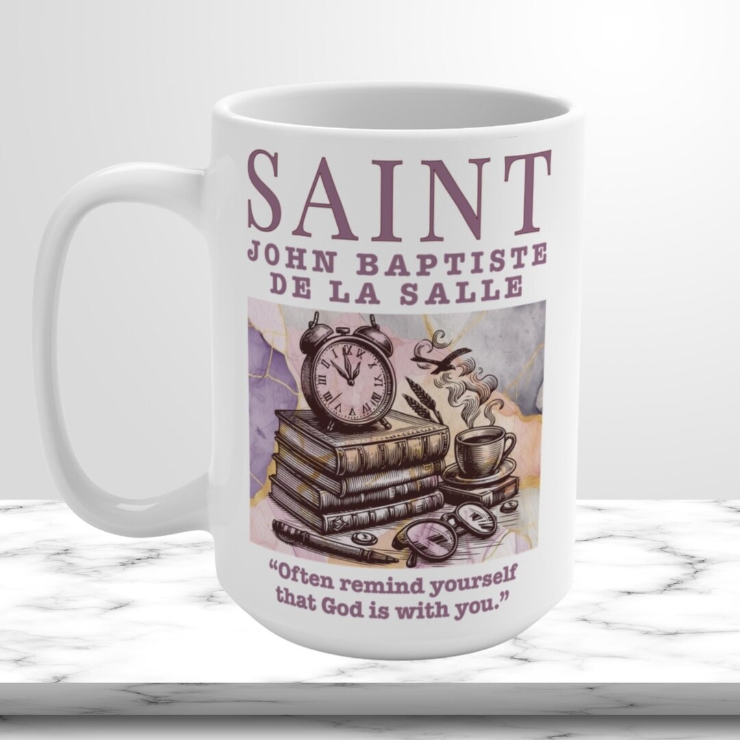 Saint John Baptiste De La Salle Mug | Catholic Teacher Gift - Etsy