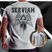 Serviam Front and Back T-shirt | I Will Serve | St Michael the ...