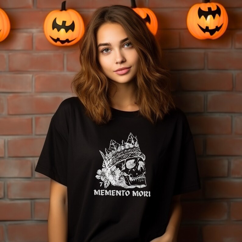 Memento Mori remember You Must Die Shirt, Fall Clothing, Catholic ...