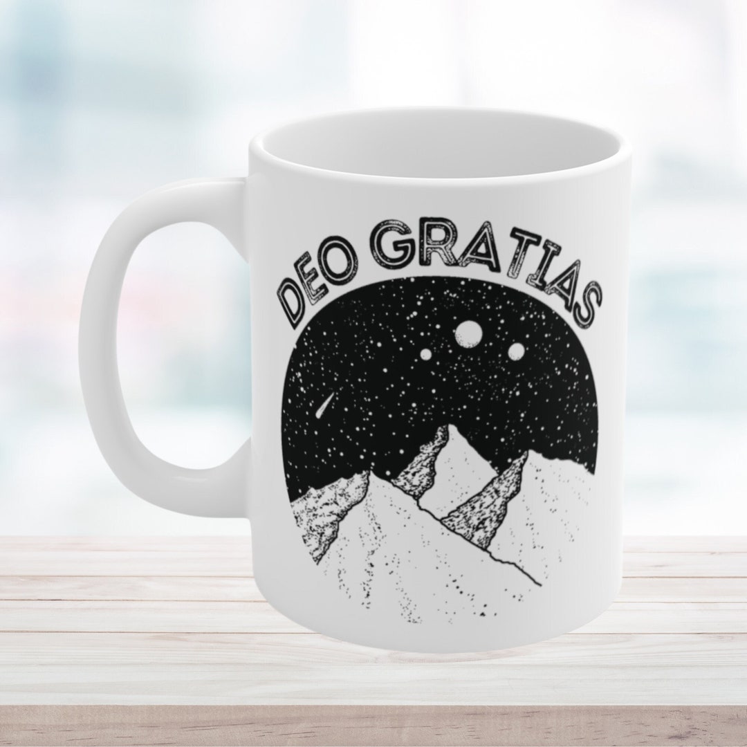 Deo Gratias | Thanks Be to God | Catholic Mug | Latin Mass Gifts - Etsy