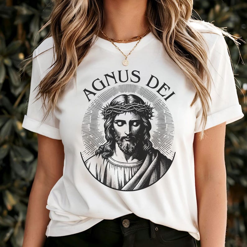 Agnus Dei T-shirt | Lamb of God, Catholic Crewneck - Etsy