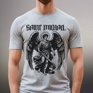 Saint Michael T-shirt | St Michael the Archangel Gifts | Unisex ...