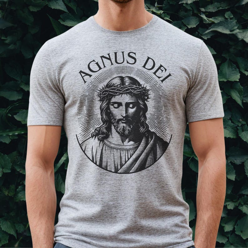 Agnus Dei T-shirt | Lamb of God, Catholic Crewneck - Etsy