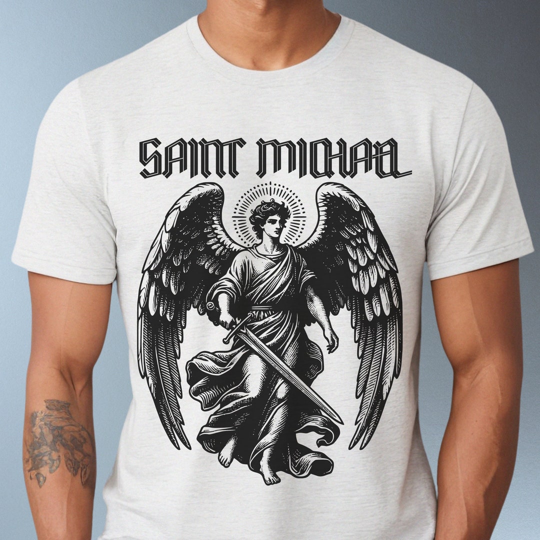 Saint Michael Archangel T-shirt: Unisex Catholic Christian Clothing - Etsy