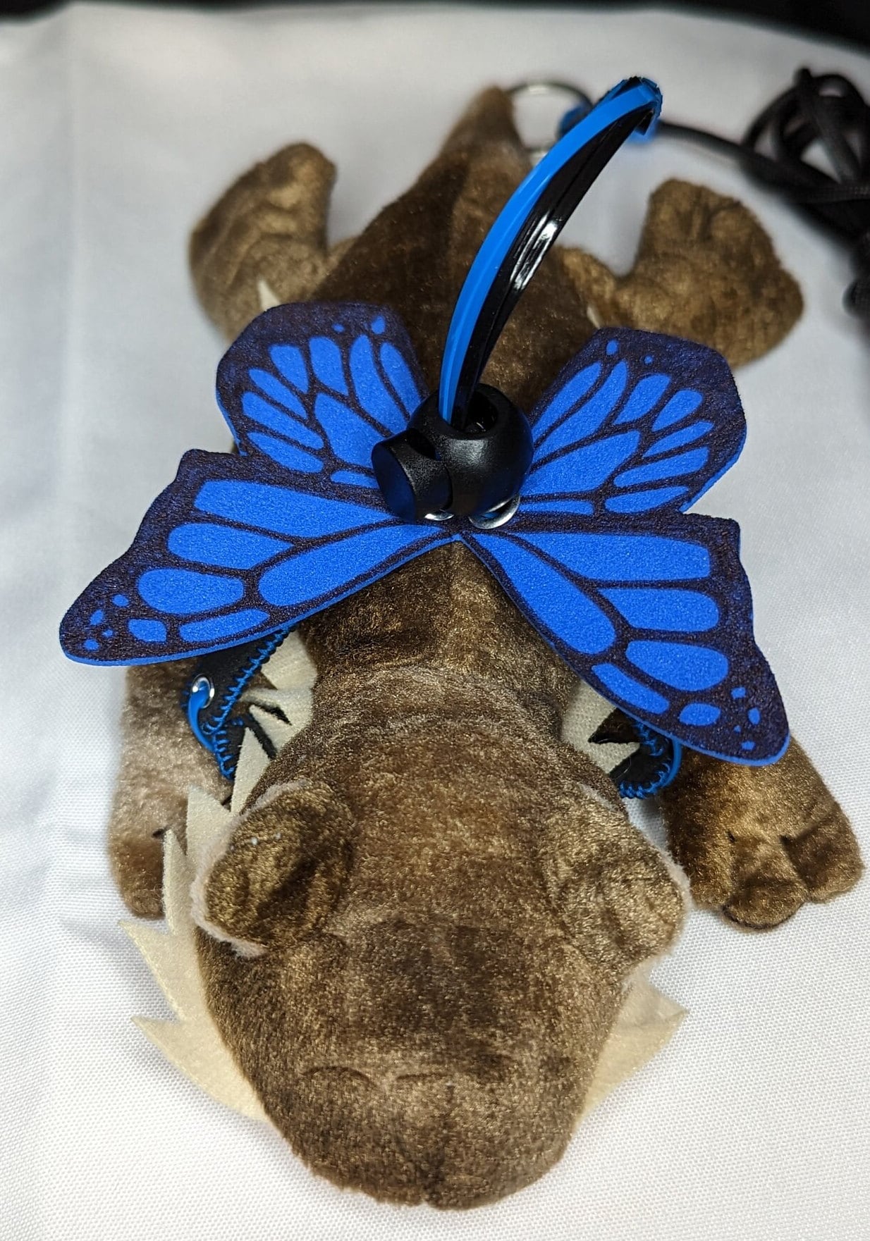 Black and Blue Butterfly Wing Harness - Medium - Etsy