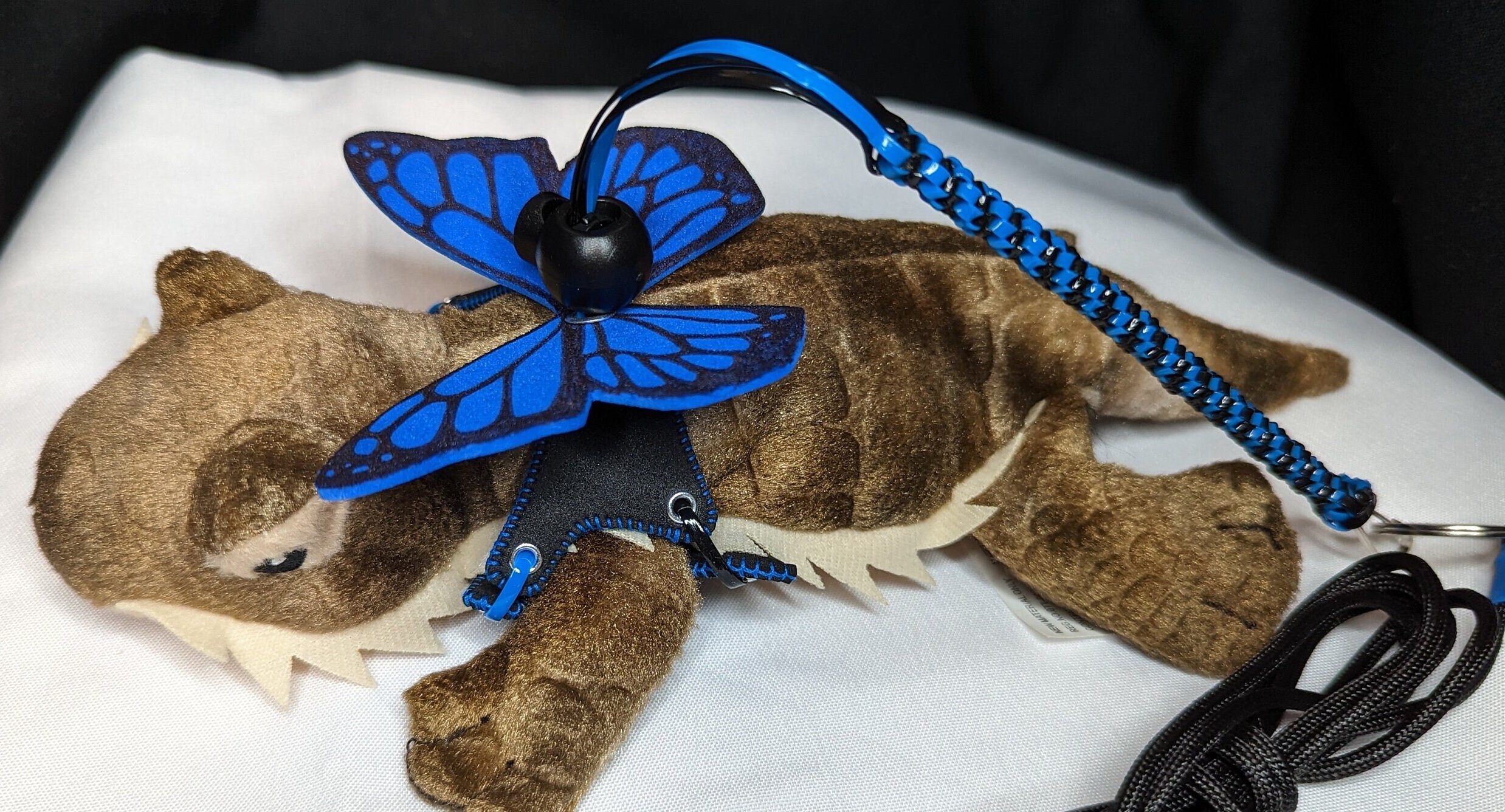 Black and Blue Butterfly Wing Harness - Medium - Etsy