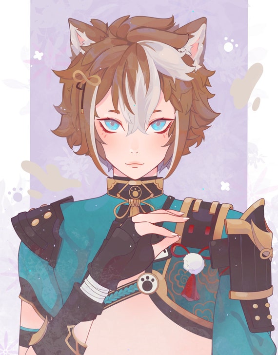 Gorou Mini Print Genshin Impact - Etsy