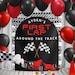Fast One Birthday Backdrop Banner, Race Car Boys 1st Birthday Party ...
