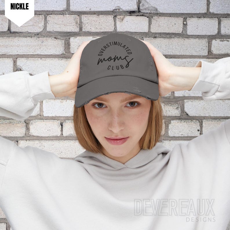 Overstimulated Moms Club Cap, Gift for Mothers, Funny Embroidered Mama ...
