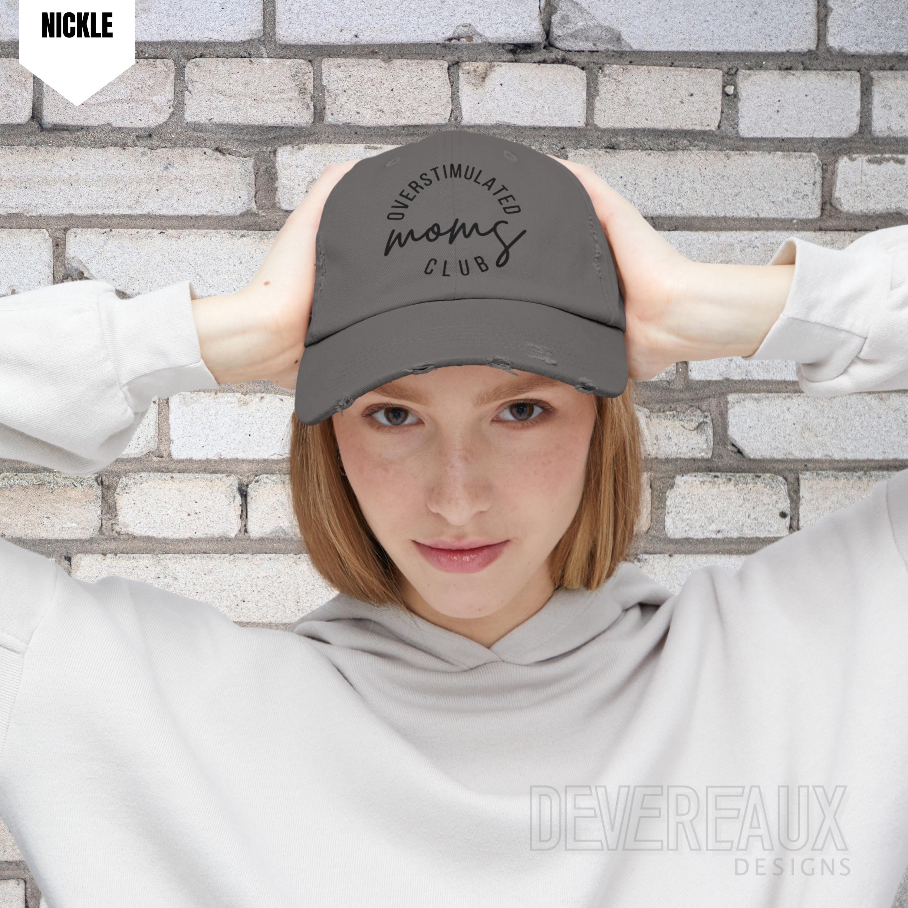 Overstimulated Moms Club Cap, Gift for Mothers, Funny Embroidered Mama ...