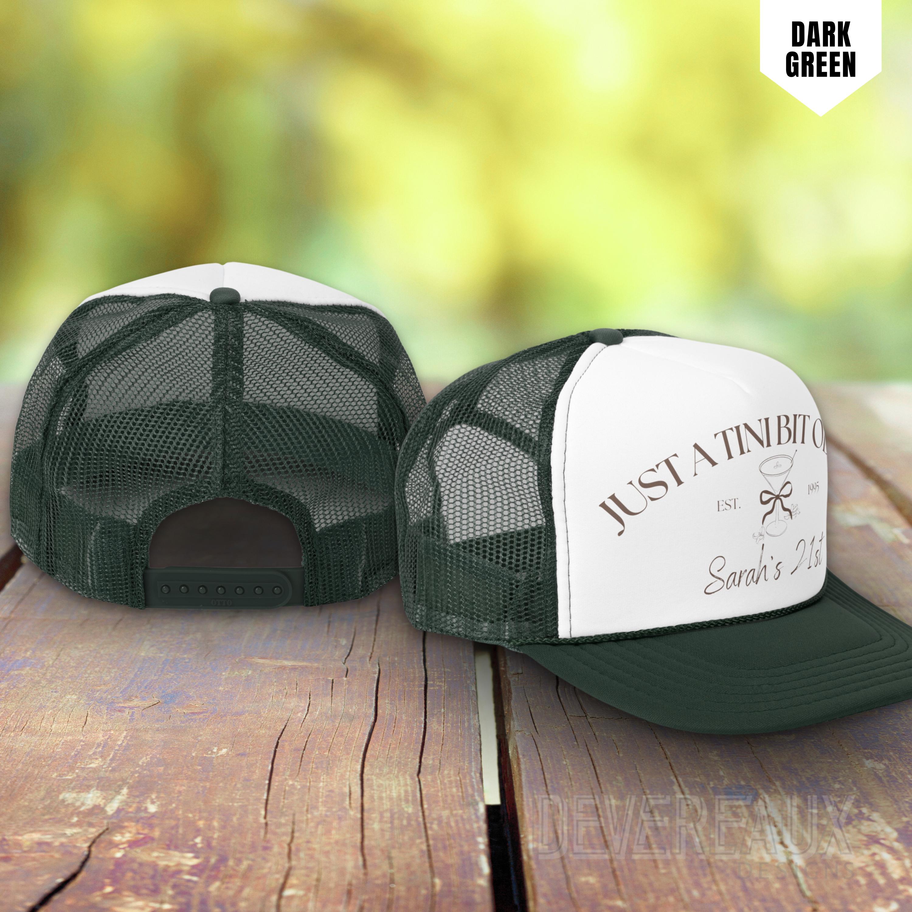 Custom Tini Bit Older Trucker, Girls Martini Party Favor, Dirty Thirty ...