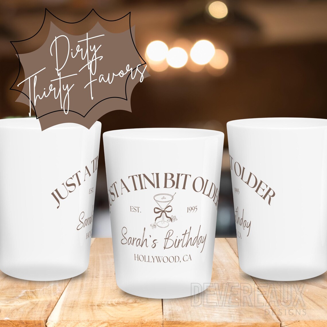 Custom Tini Bit Older Shot Glass, Espresso Martini Party Cup, Girls ...