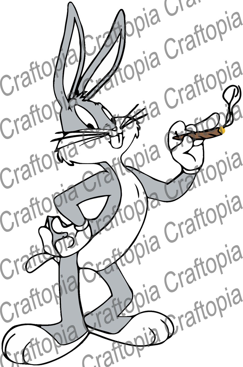 Bugs 420 Bunny SVG PNG AI Files Cricut Ready - Etsy