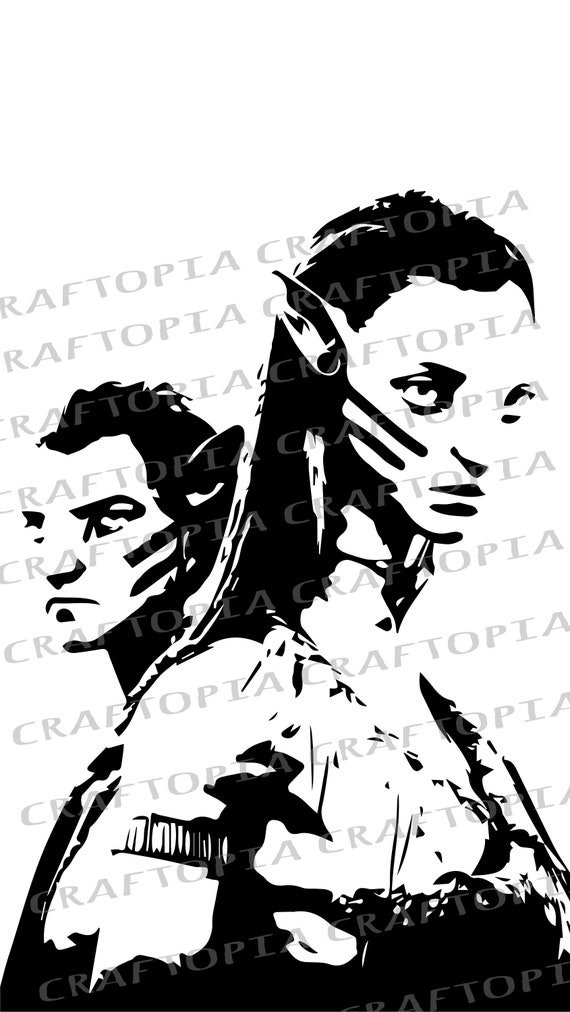 Jake and Neytiri Avatar Svg Jpg Ai Png Files Cricut and - Etsy