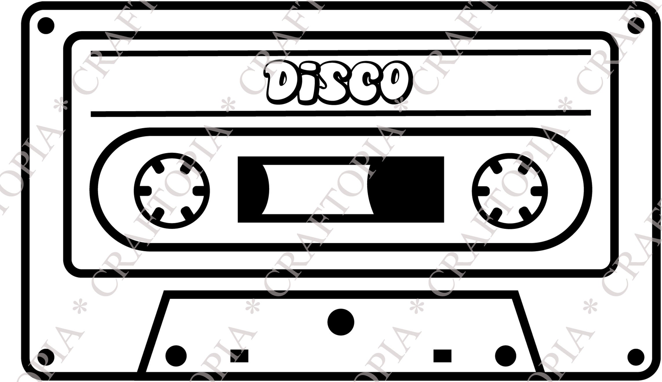 Cassette Tape Files Svg Jpg Png Ai Cricut - Etsy