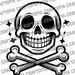 Smiling Skull - Svg - Jpg - Ai - Png Files Cricut and Laser Ready - Etsy