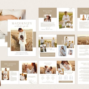 Maternity Style Guide Template, Editable Photoshop Booklet ,wardrobe ...