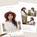 Senior Graduation Card, Graduation Announcement Card, Photoshop ...