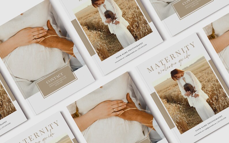 Maternity Style Guide Template Editable Photoshop Booklet | Etsy