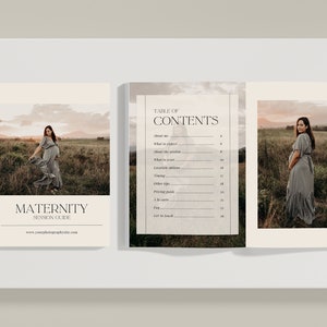 CANVA Maternity Session Guide With Content, Session Prep Guide Template ...