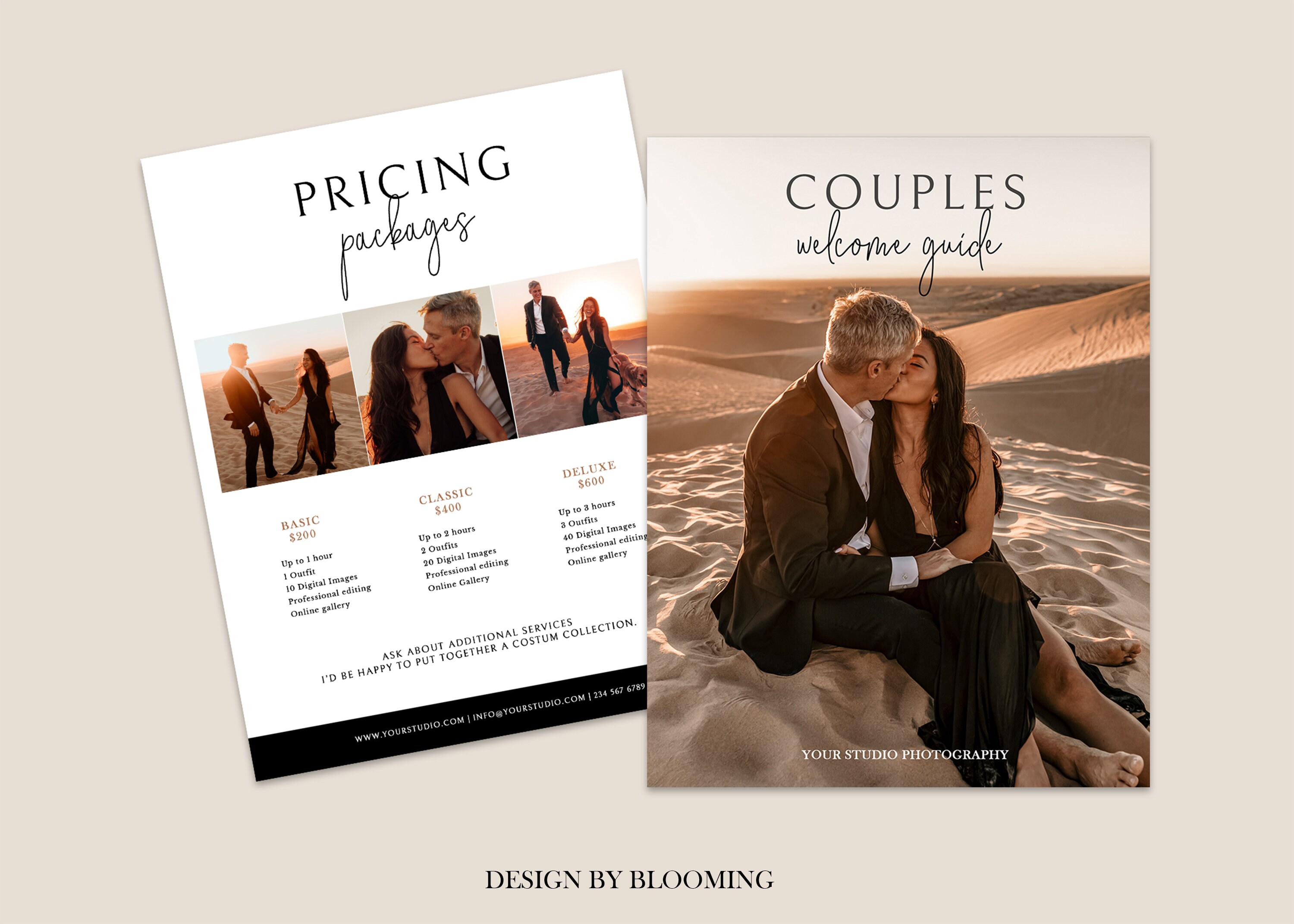 Couples Photography Pricing Guide Template Pricing Sheet | Etsy