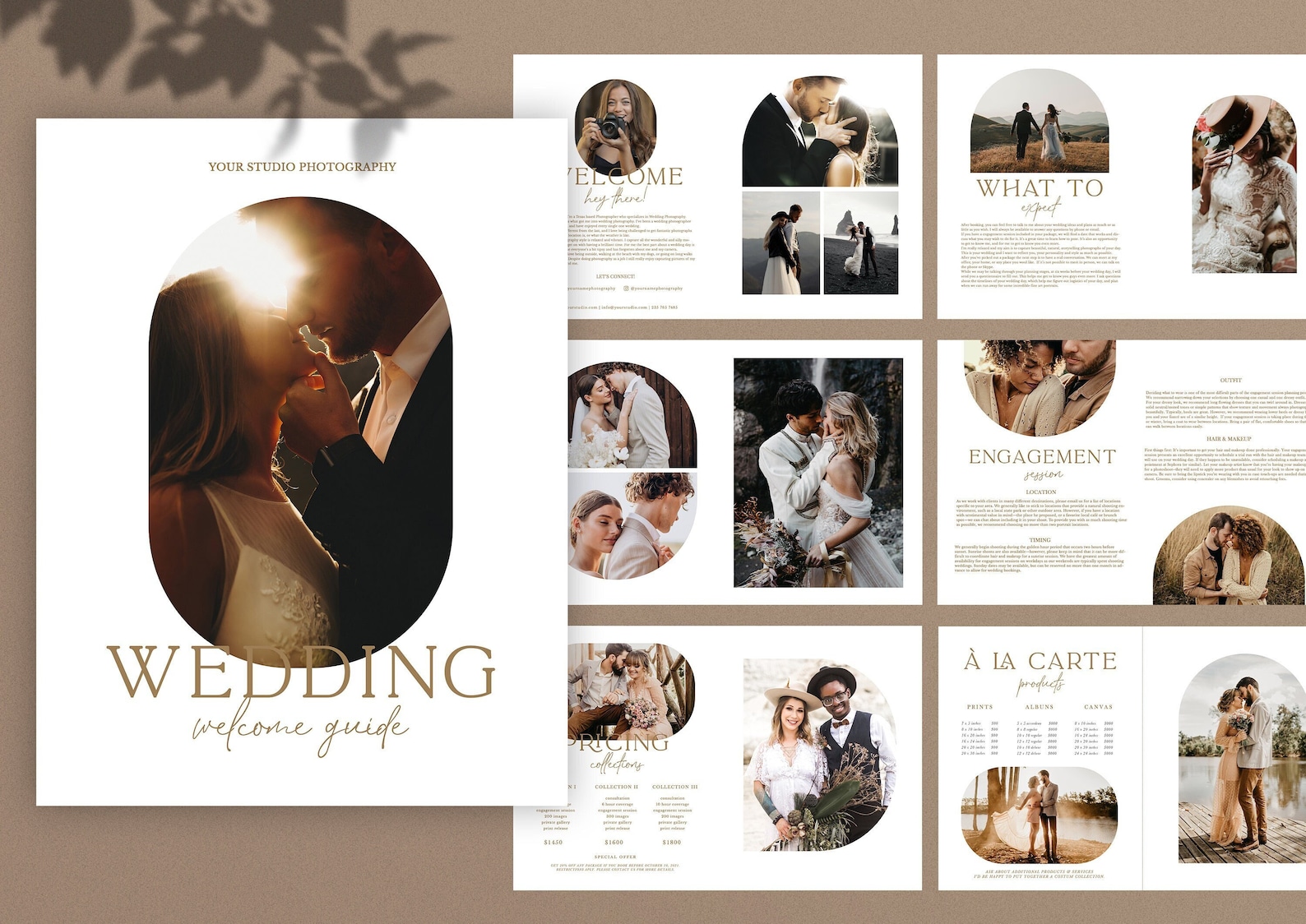 Wedding Welcome Guide Photography Pricing Guide Wedding - Etsy