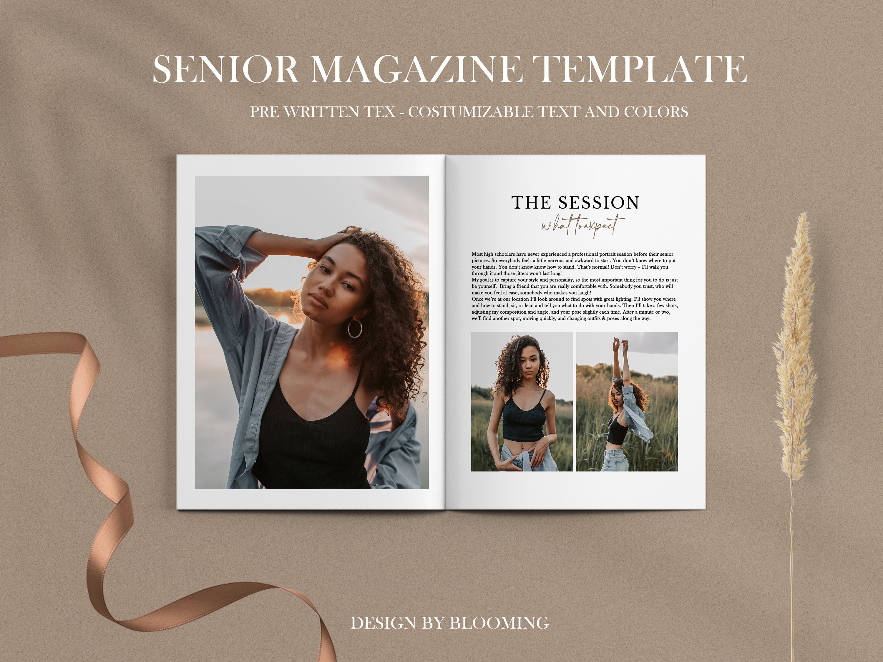 Senior Welcome Guide Template Senior Magazine Senior - Etsy