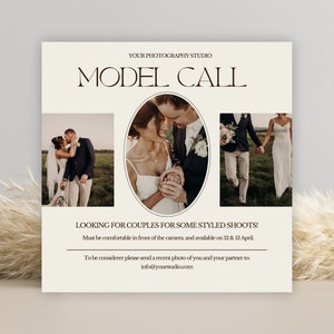 Photography Model Call Template, Photographer Model Call, Casting Call ...