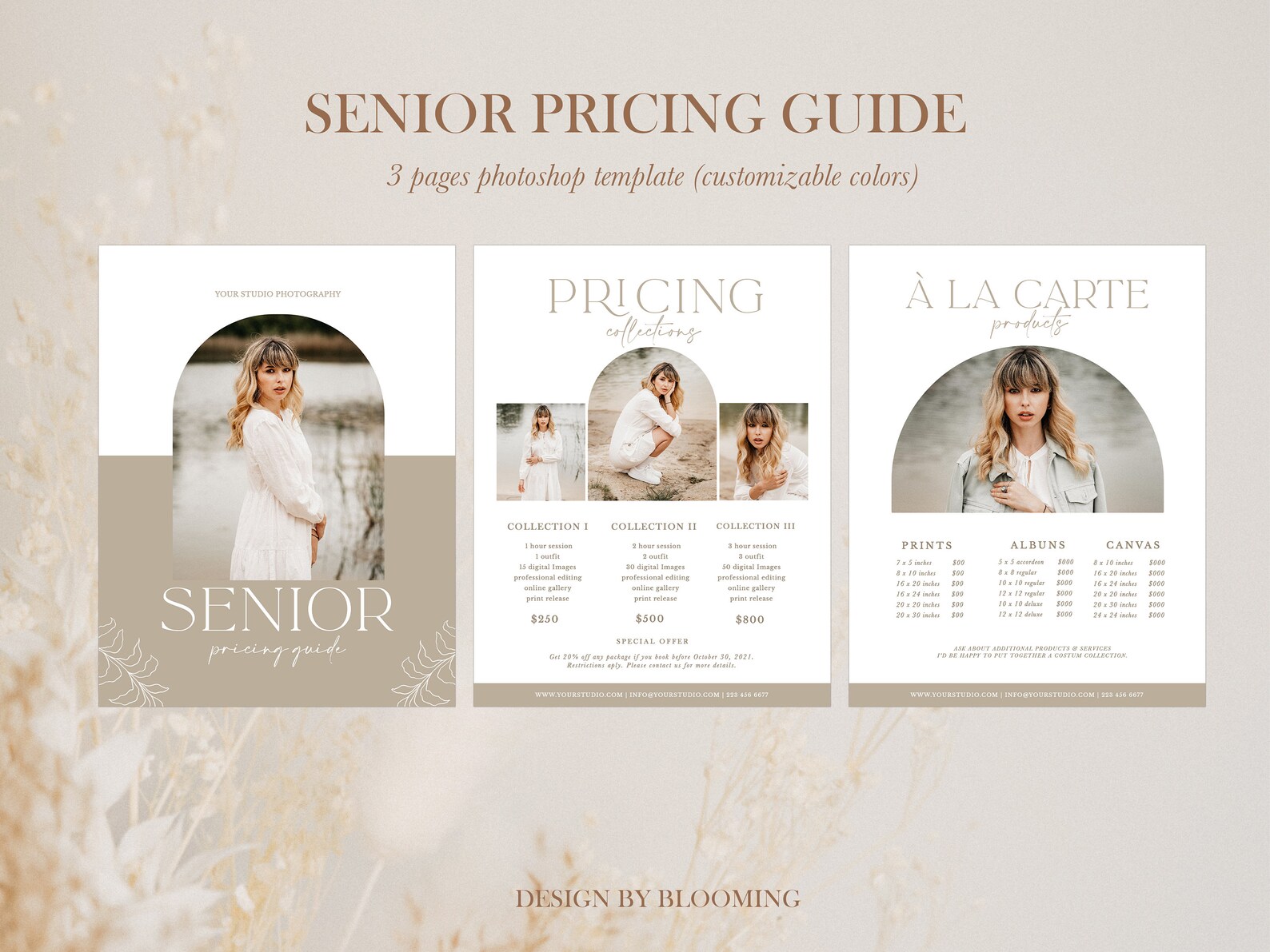 Senior Photography Pricing Guide Template Photography Pricing | Etsy