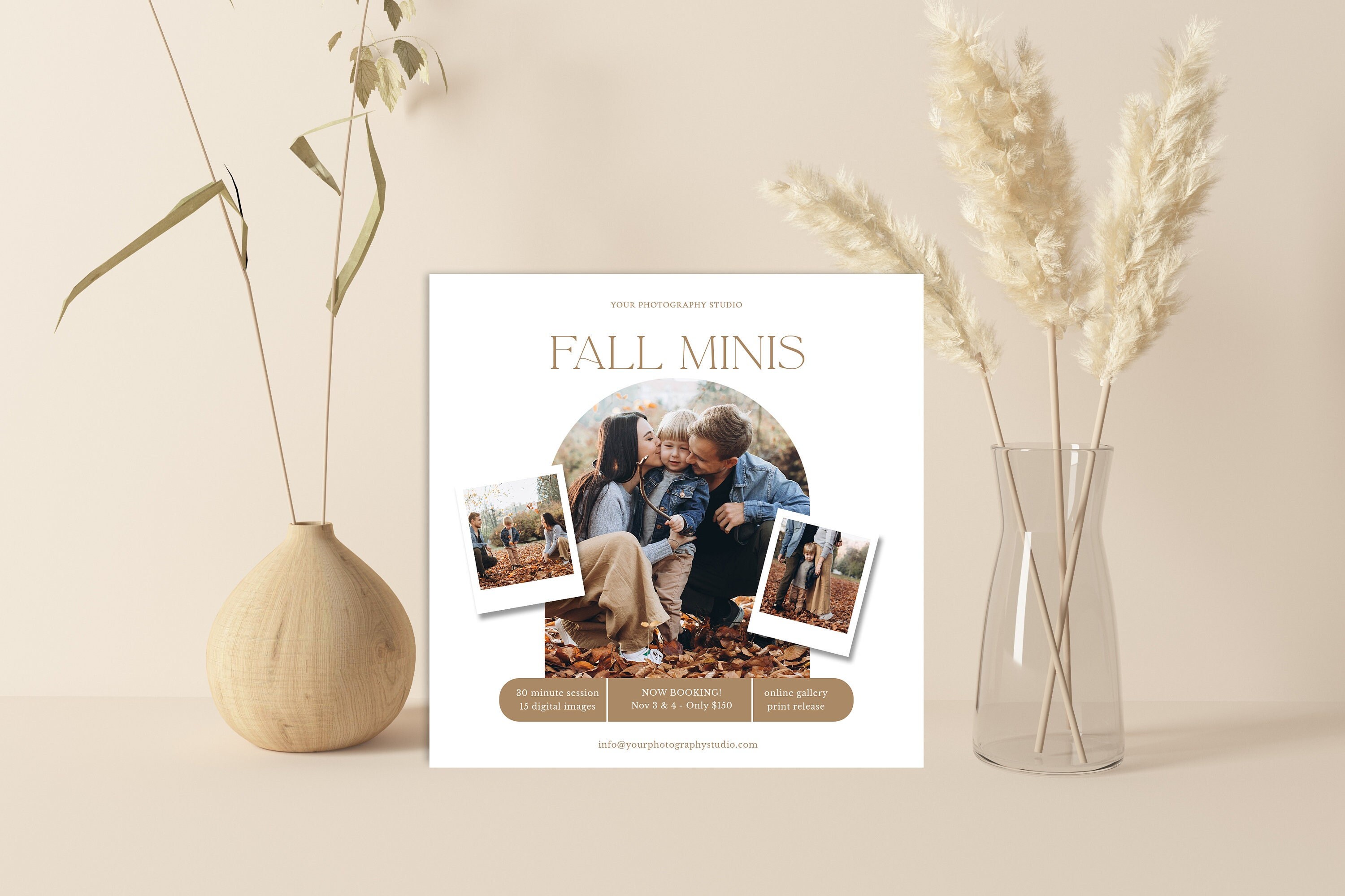 Fall Mini Template Photoshop - Etsy