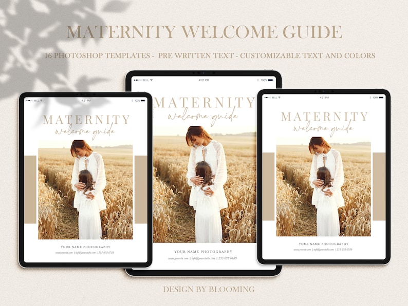 Maternity Style Guide Template Editable Photoshop Booklet | Etsy