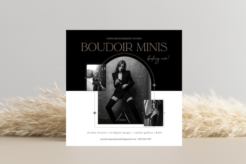 Boudoir Mini Session Template CANVA Boudoir Session - Etsy