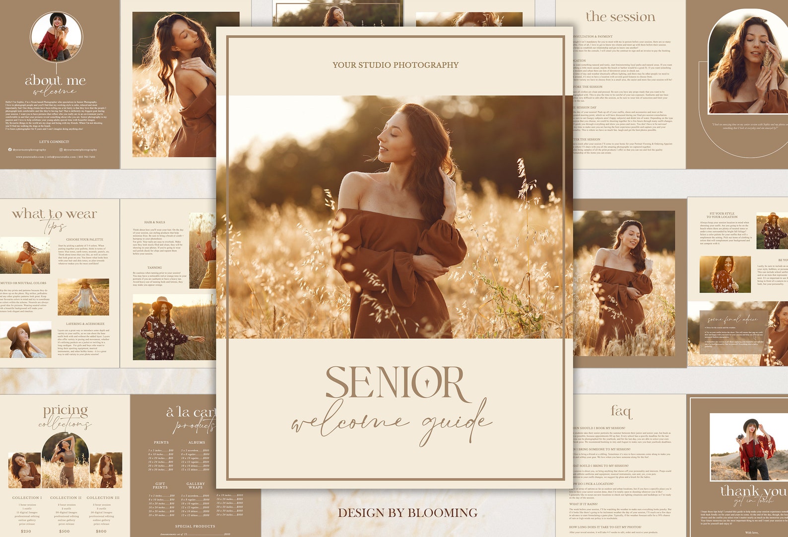 Senior Photography Style Guide Senior Welcome Guide - Etsy