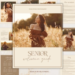 Senior Photography Style Guide, Senior Welcome Guide, PHOTOSHOP ...