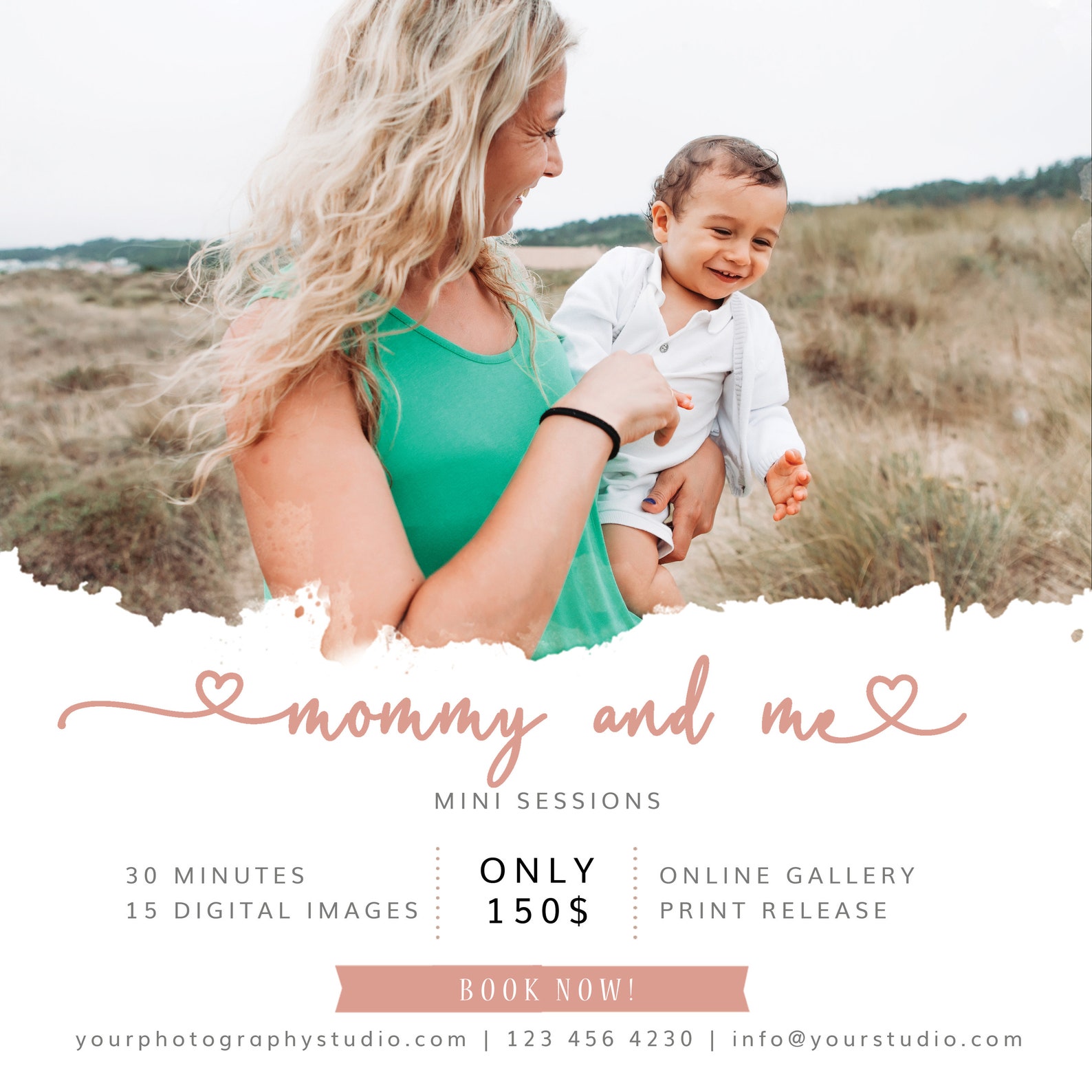 Mothers Day Mini Session Template Mom and Me Mini Sessions - Etsy