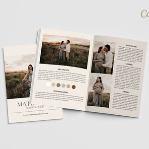 CANVA Maternity Session Guide With Content, Session Prep Guide Template ...