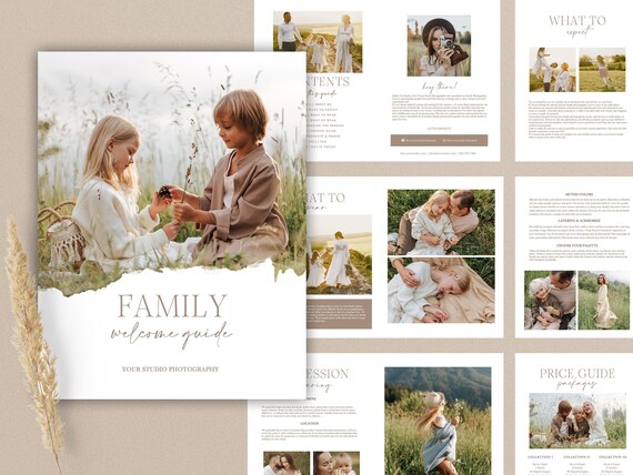 Photography Style Guide Template Client Style Guide Family Photography ...