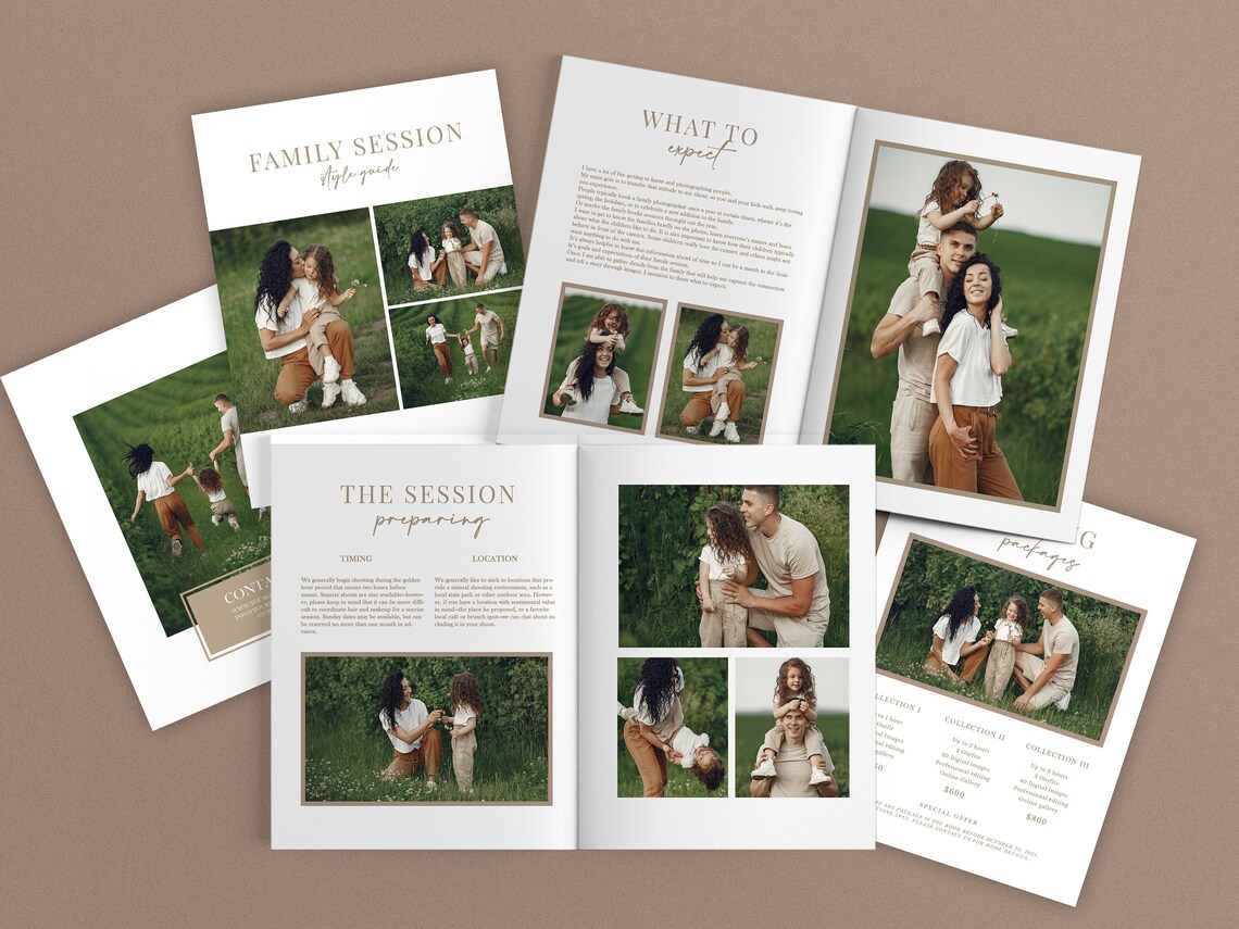 Photographer Welcome guide Style guide Client Style Guide | Etsy