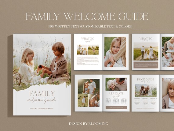 Photography Style Guide Template Client Style Guide Family Photography ...