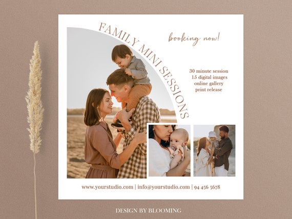 Family Session Template Family Mini Session Template Family Minis ...