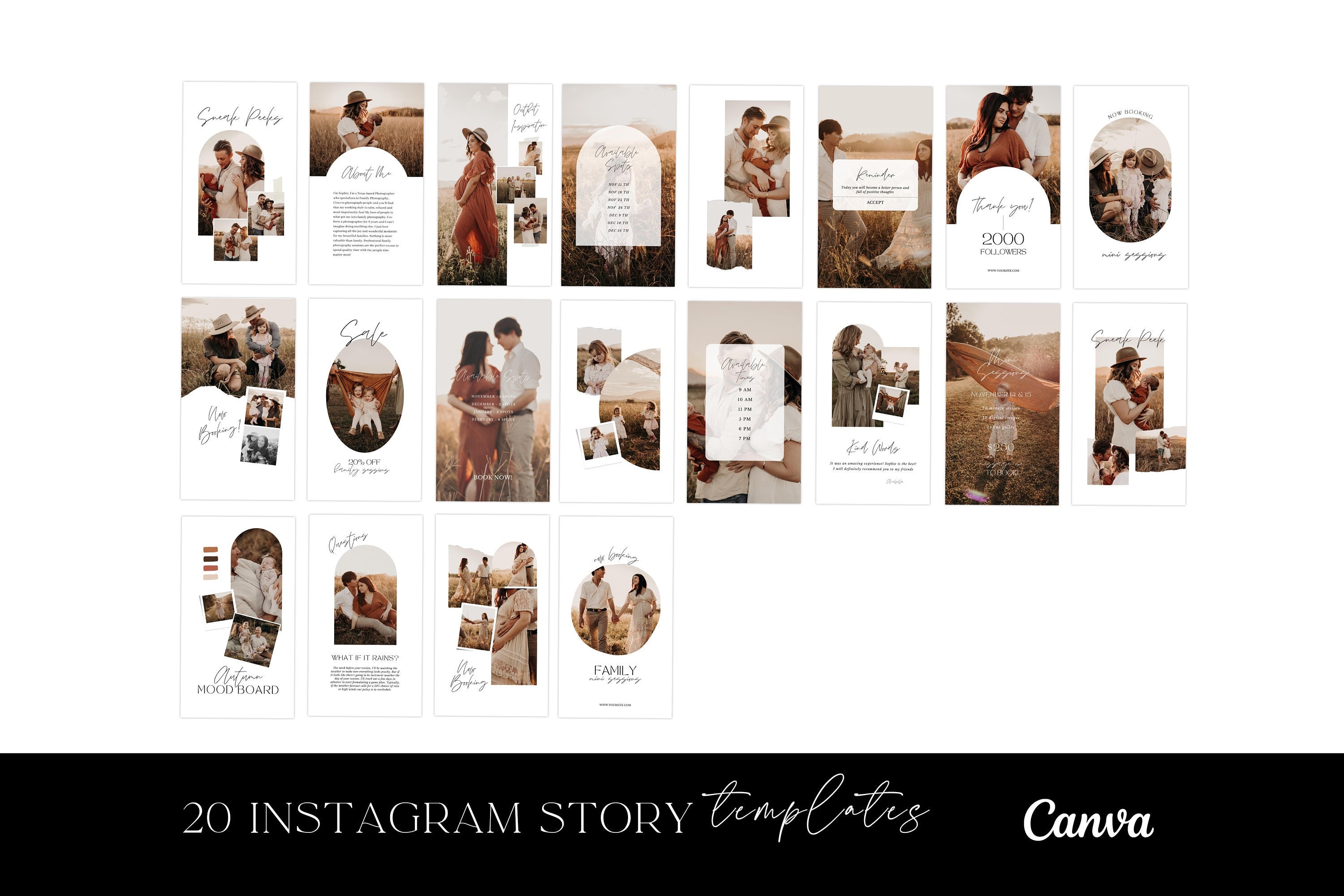 Photography Instagram Template Photographer Instagram Story - Etsy ...