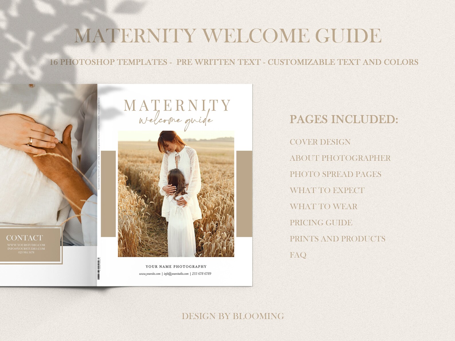 Maternity Style Guide Template Editable Photoshop Booklet - Etsy Canada