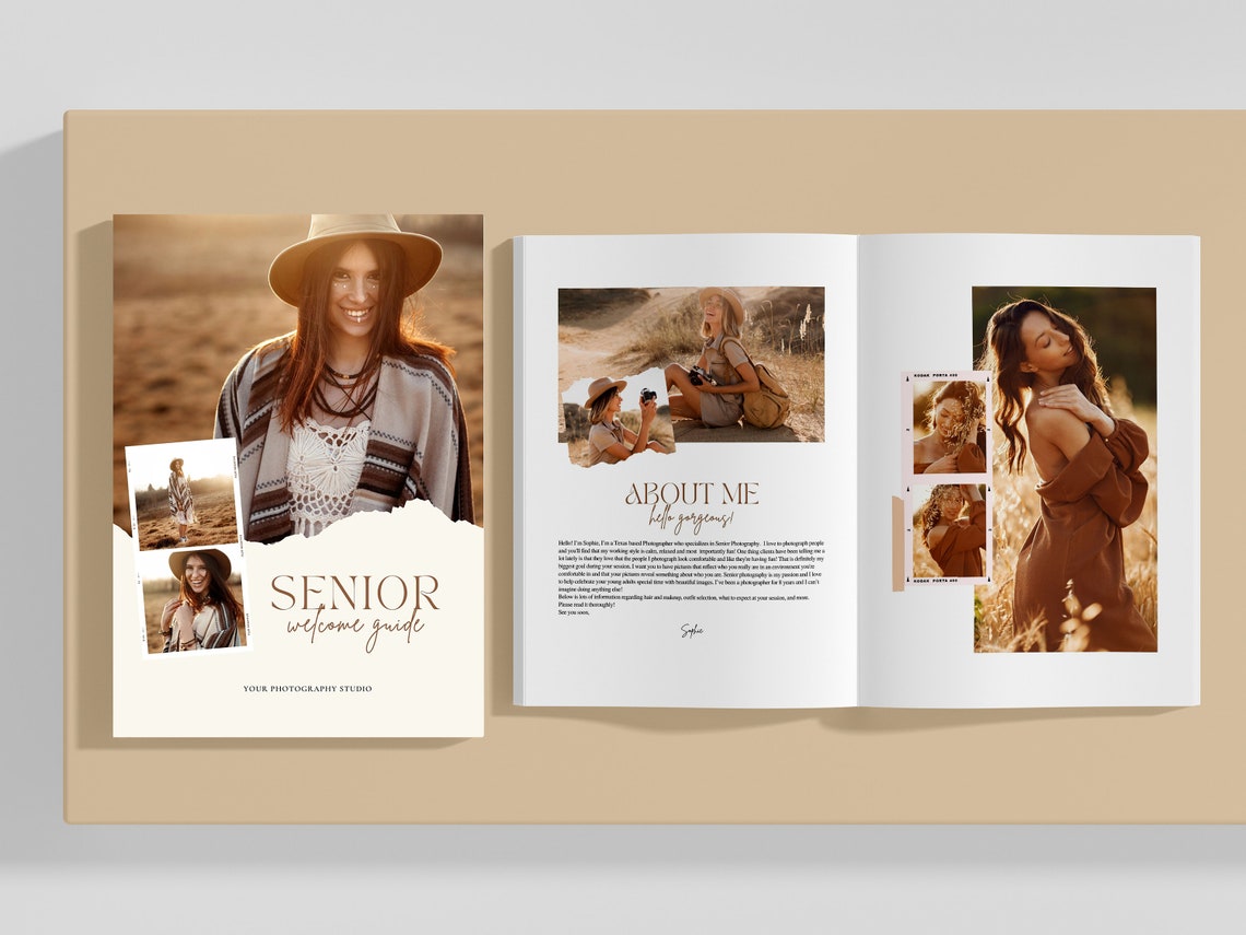 Senior Welcome Guide Senior Style Guide Senior Photography - Etsy