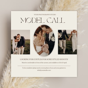 Photography Model Call Template, Photographer Model Call, Casting Call ...