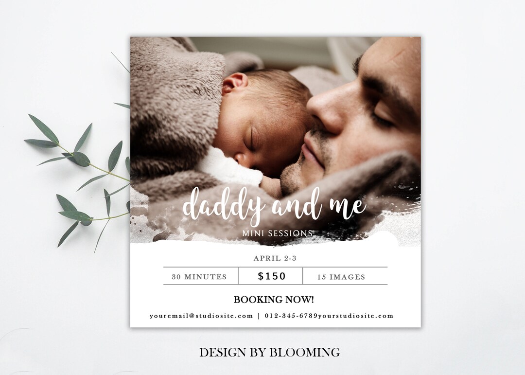 Father's Day Mini Session Marketing, Daddy and Me Mini Sessions ...