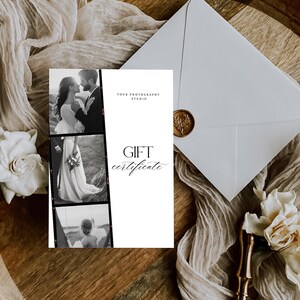 Boho Photography Gift Certificate Template (canva Editable) - Etsy