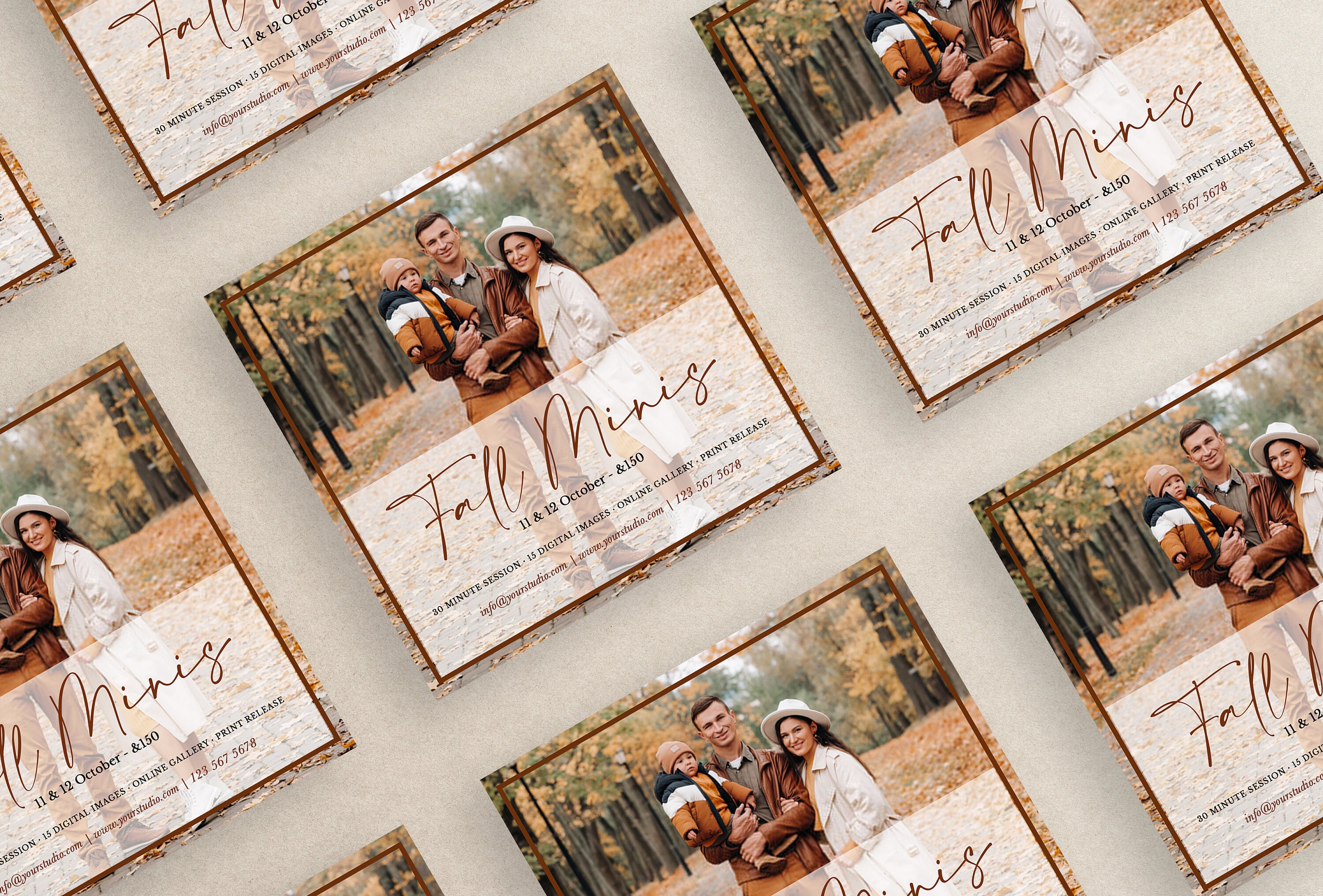 Fall Mini Session Template Autumn Mini Session Template - Etsy