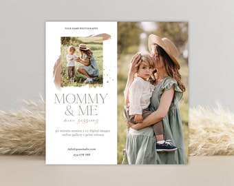 Mothers Day Mini Session Template, Mom and Me Mini Sessions Template ...