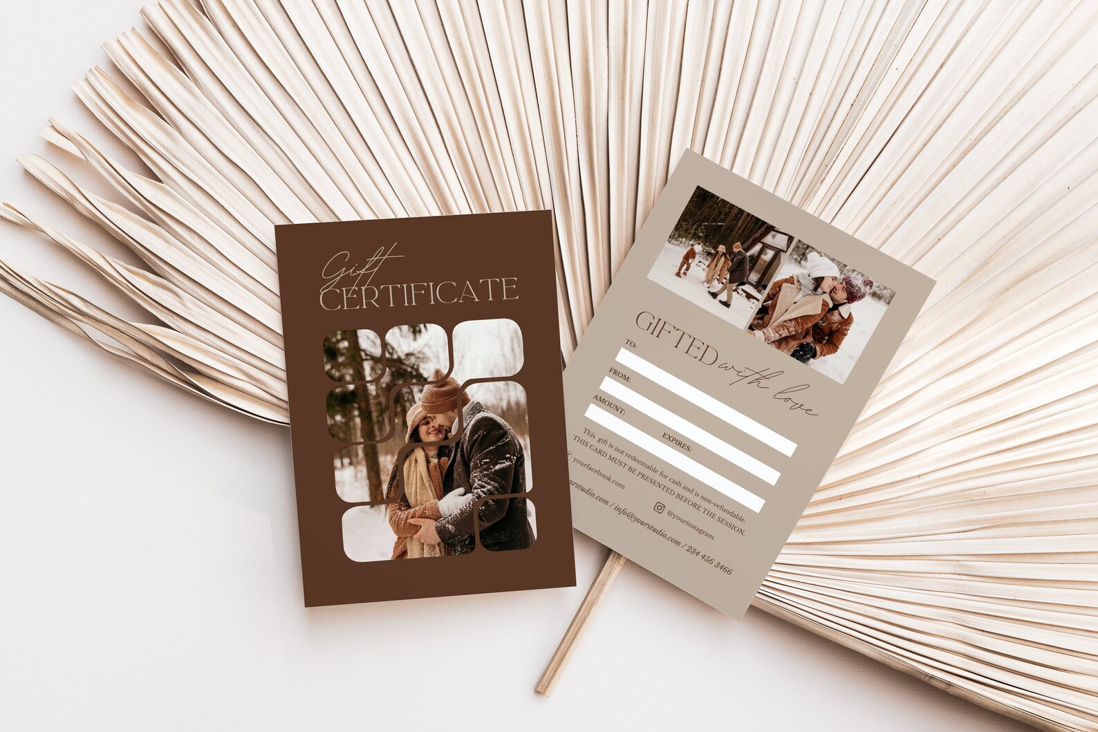 Photographer Gift Certificate Template, Photography Gift Card CANVA ...